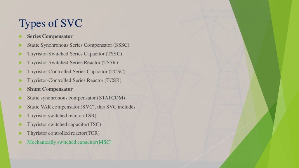 Static var compensator