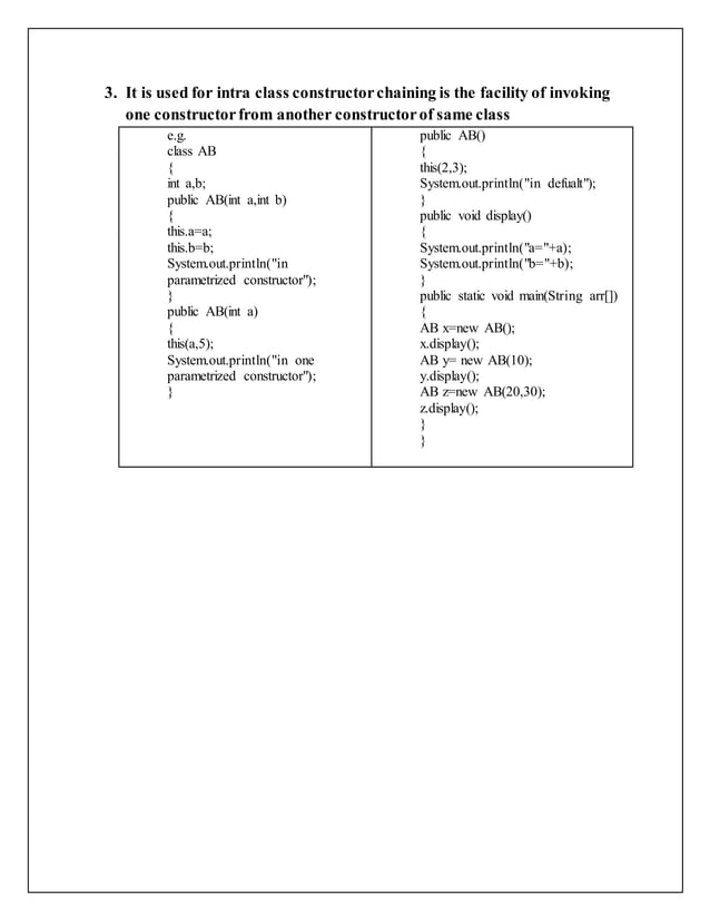 Static variable | DOCX | Programming Languages | Computing