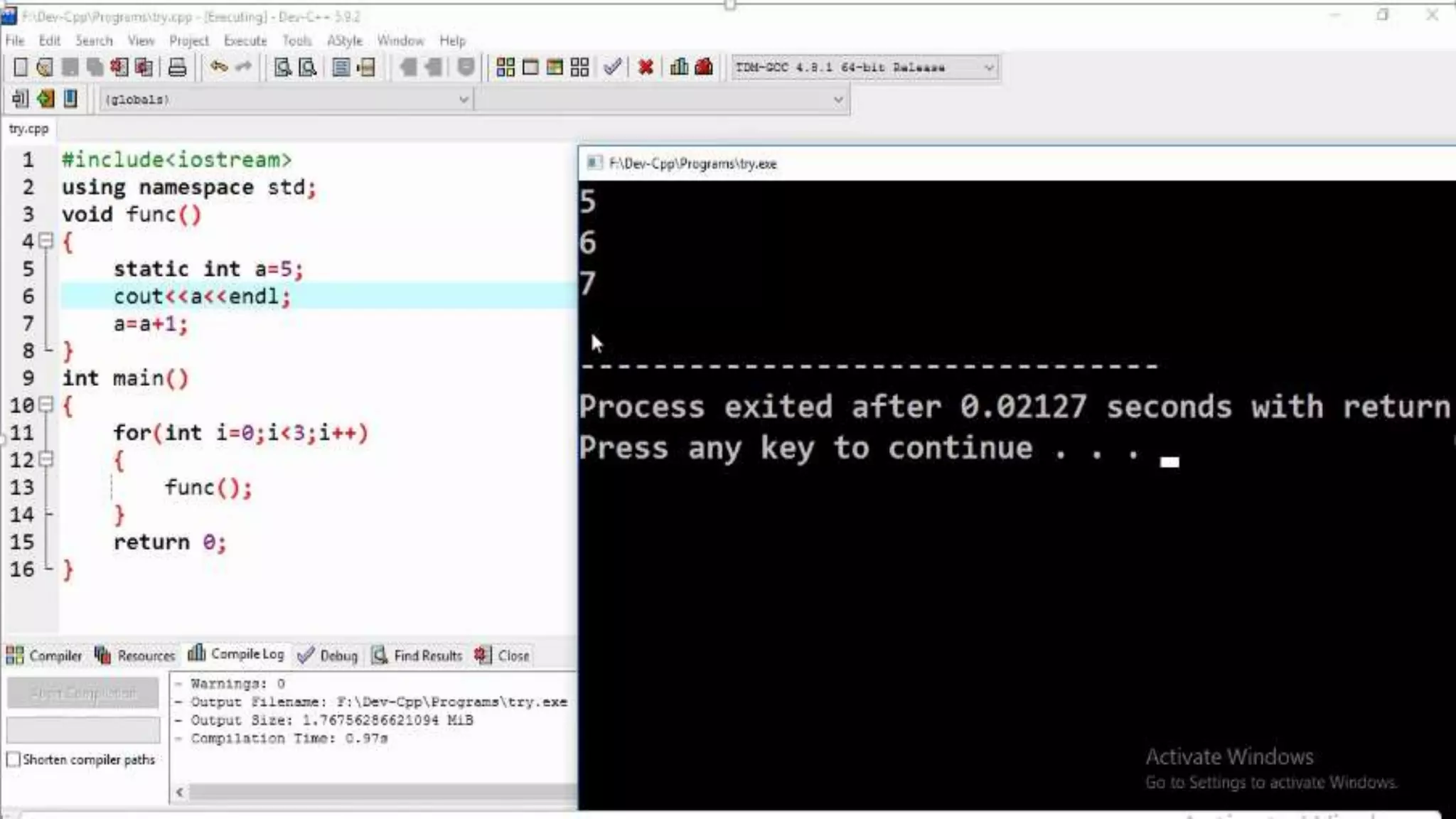Static variables | PPTX | Programming Languages | Computing