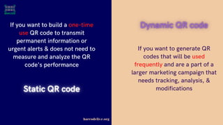 Static Versus Dynamic QR Code: Which One Is Better? | PDF