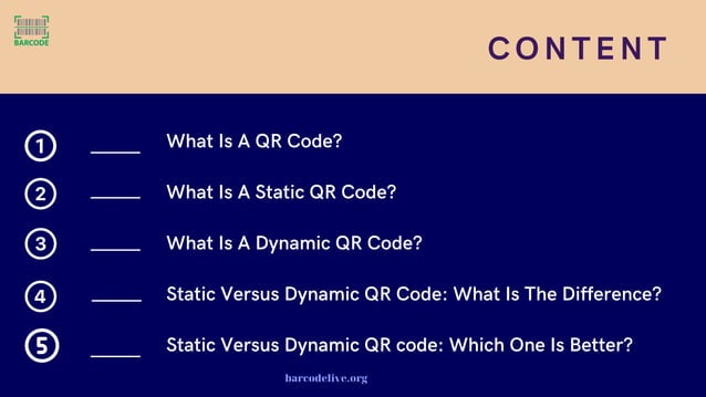 Static Versus Dynamic QR Code: Which One Is Better? | PDF