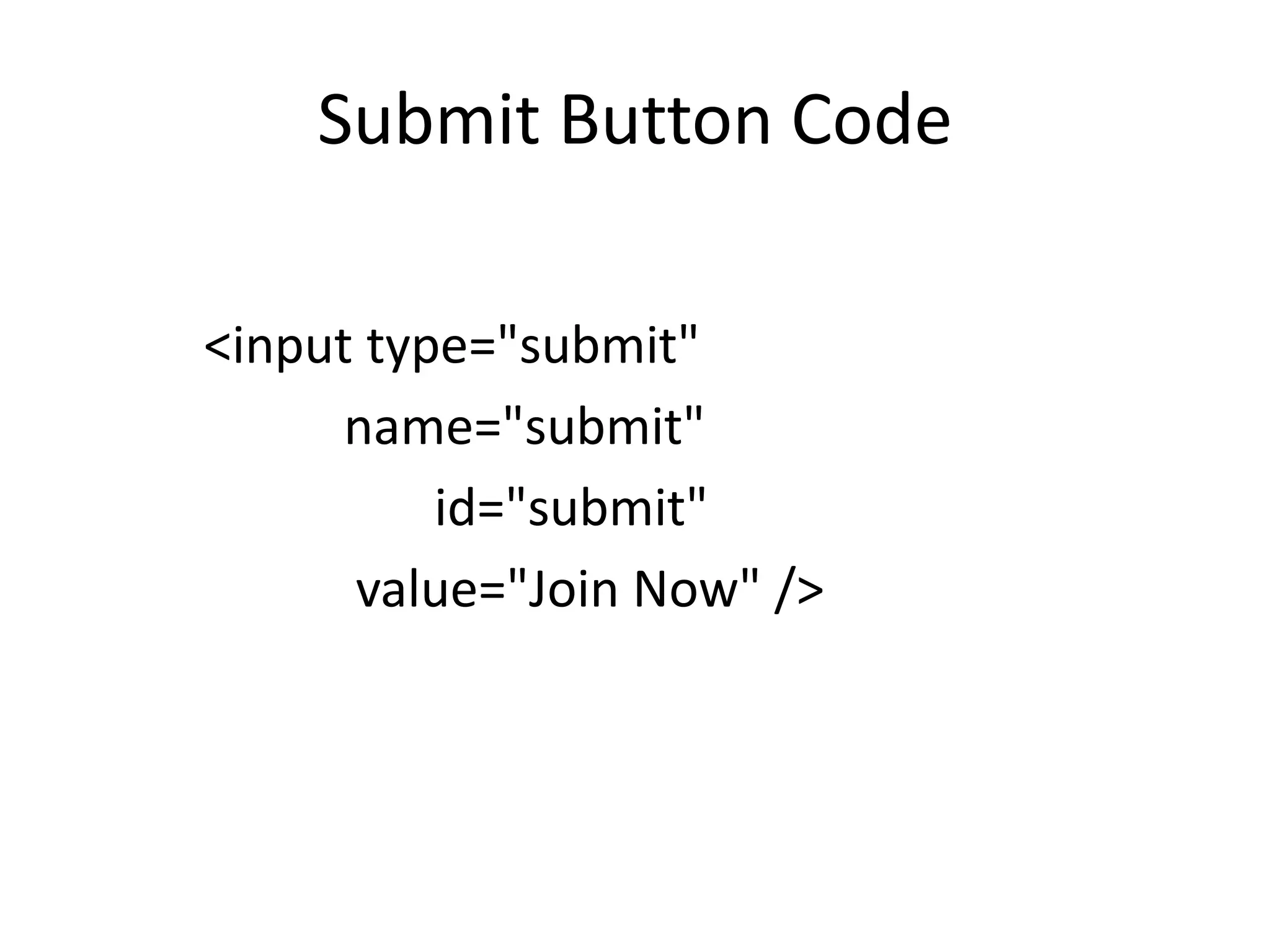 HTML5 - Forms | PPSX