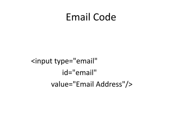 HTML5 - Forms | PPSX