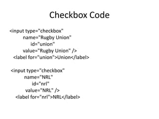 HTML5 - Forms | PPSX