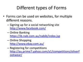 HTML5 - Forms | PPSX