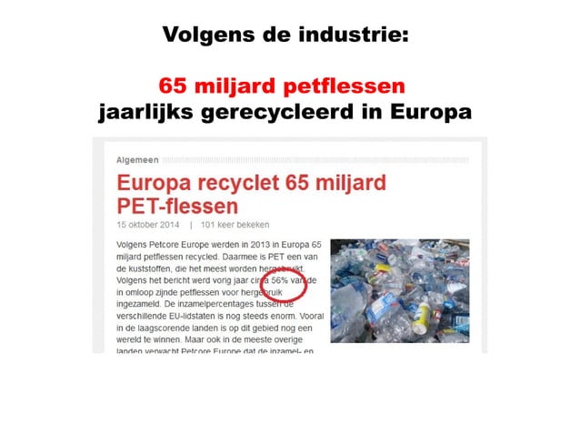 Toon Eerdekens over statiegeld | PPT