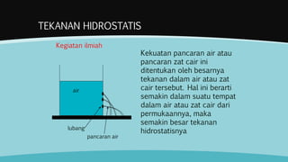 Statika fluida( sma n 1 kasihan) | PPTX