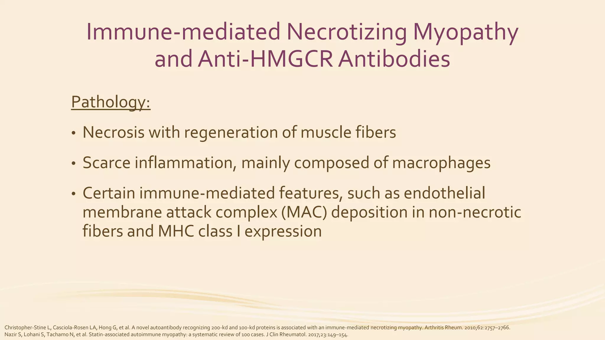 Statin-induced Myalgia and Myositis | PPTX