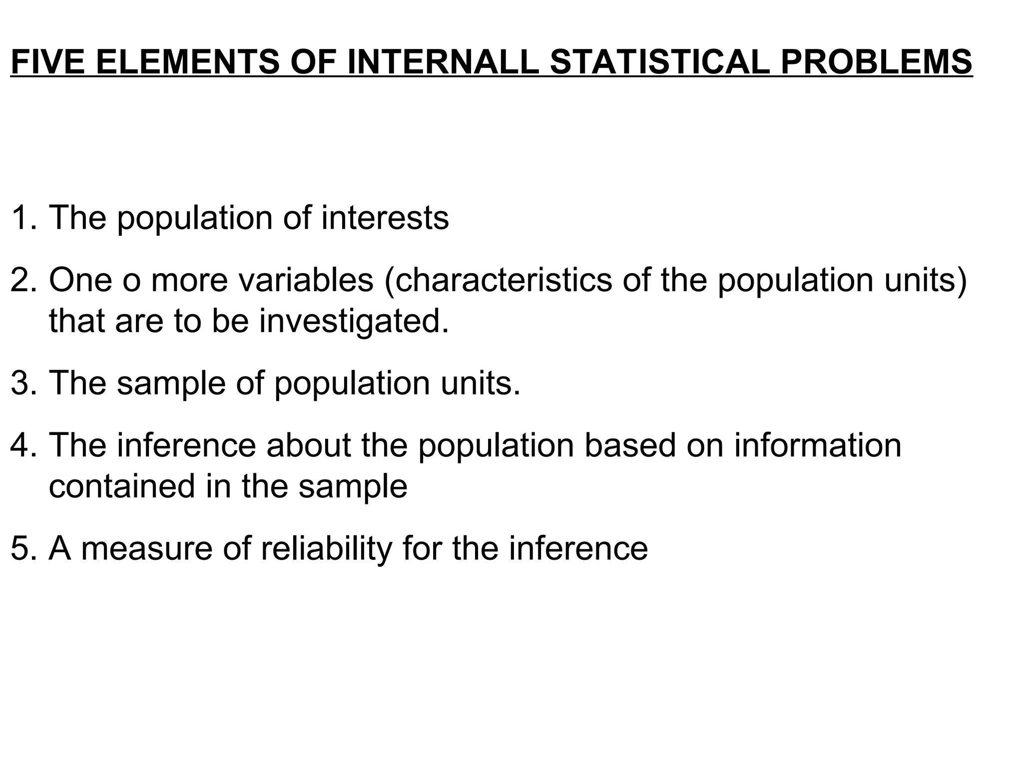 Stat Inferences.ppt statistics business. | PPT