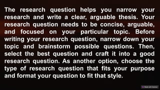Stating-the-Research-Question.pptsssssssssssssx | PPTX