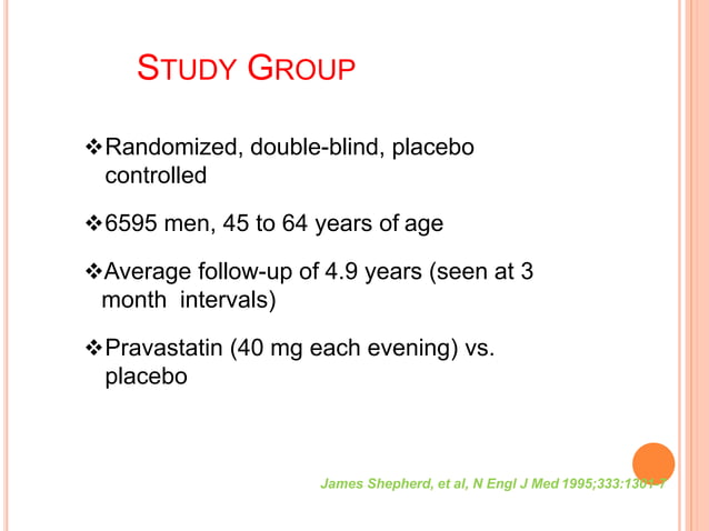 Statin trials | PPTX