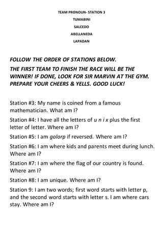 English Grammar Station Map | PDF