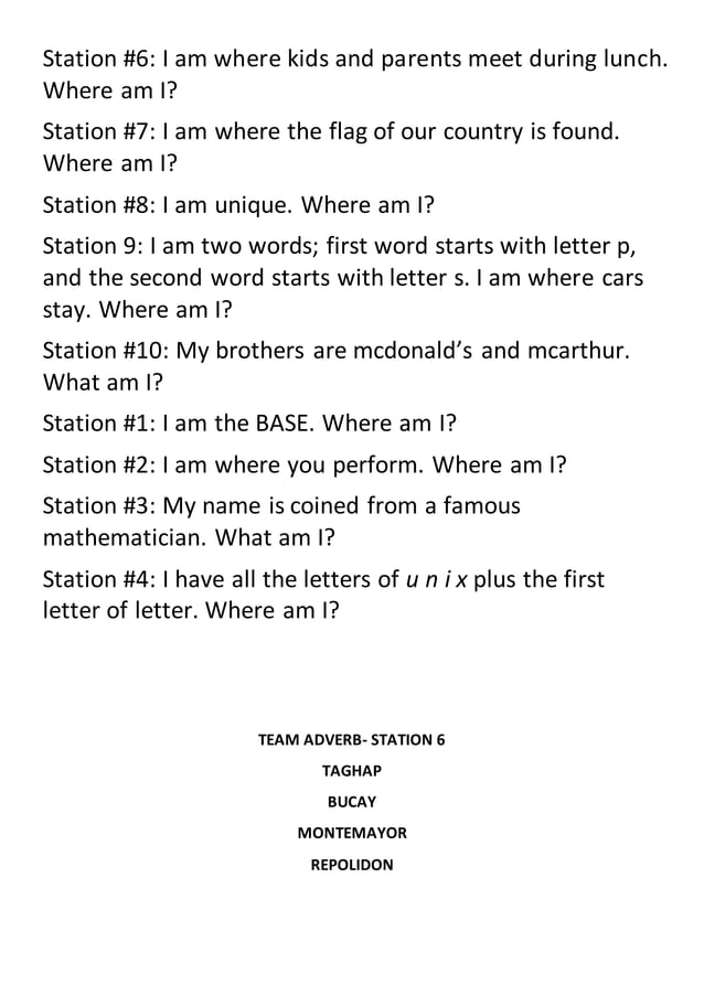 English Grammar Station Map | PDF