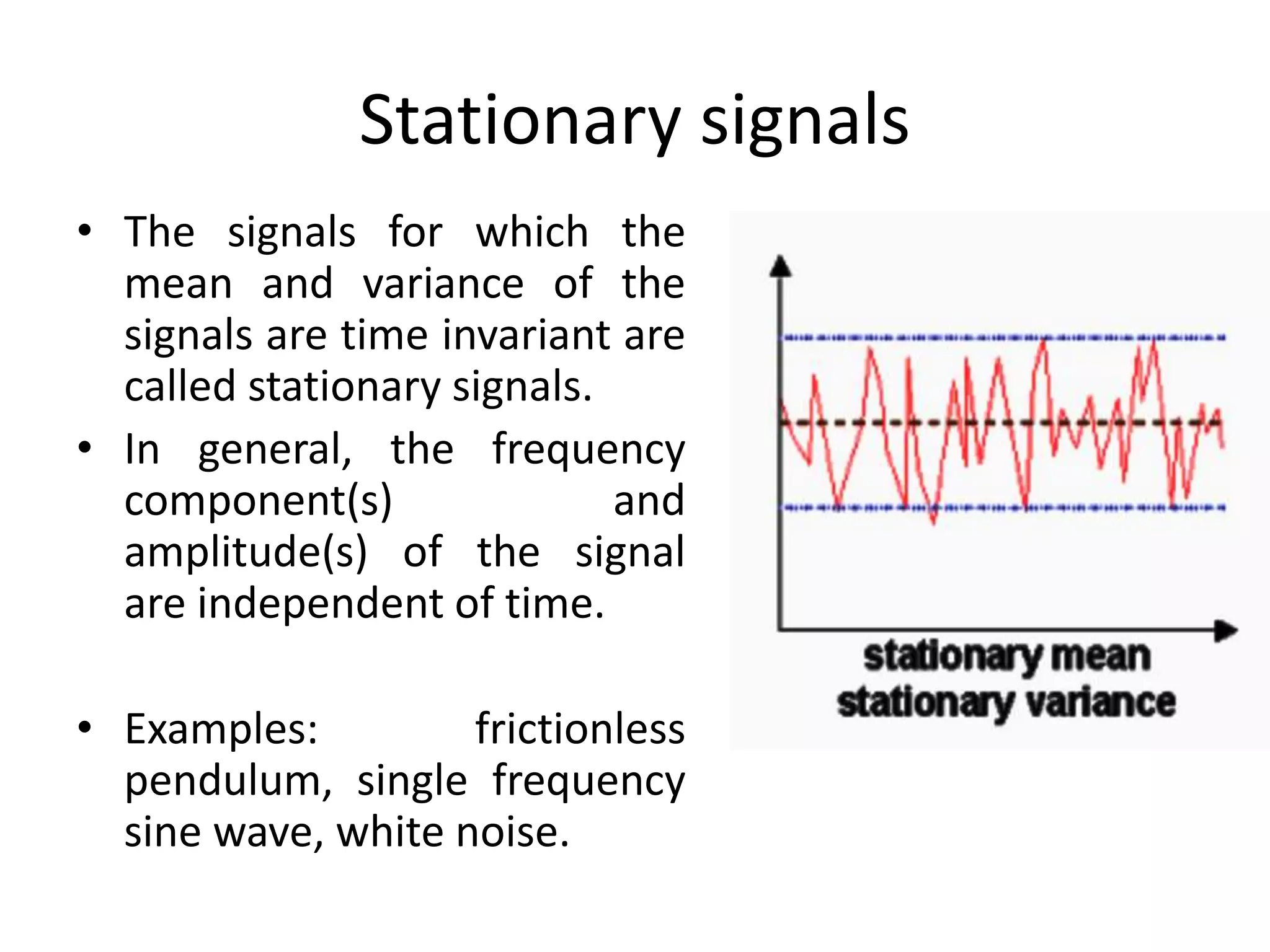Stationary And Non Stationary Signal Pptx