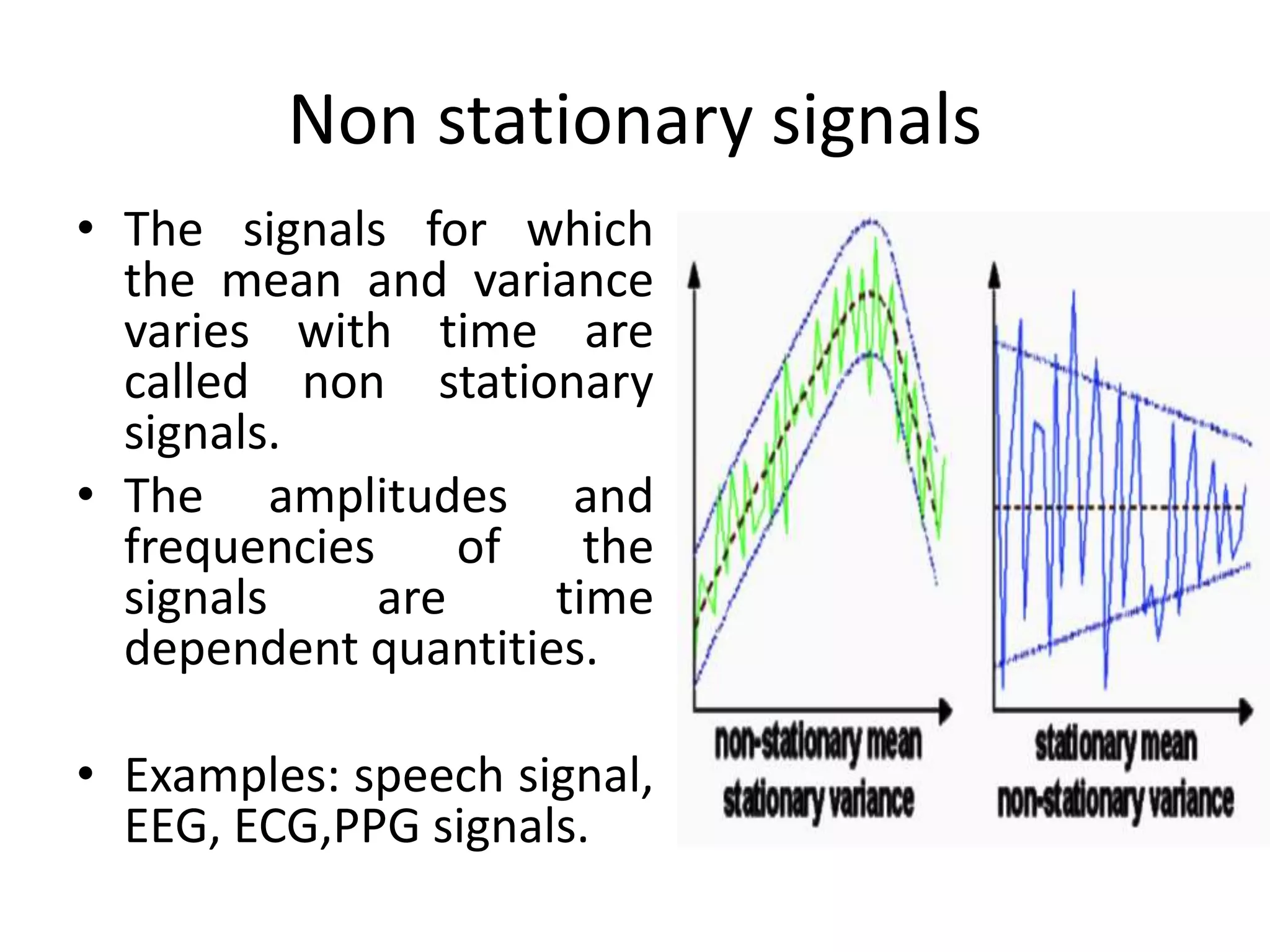 Stationary And Non Stationary Signal Pptx