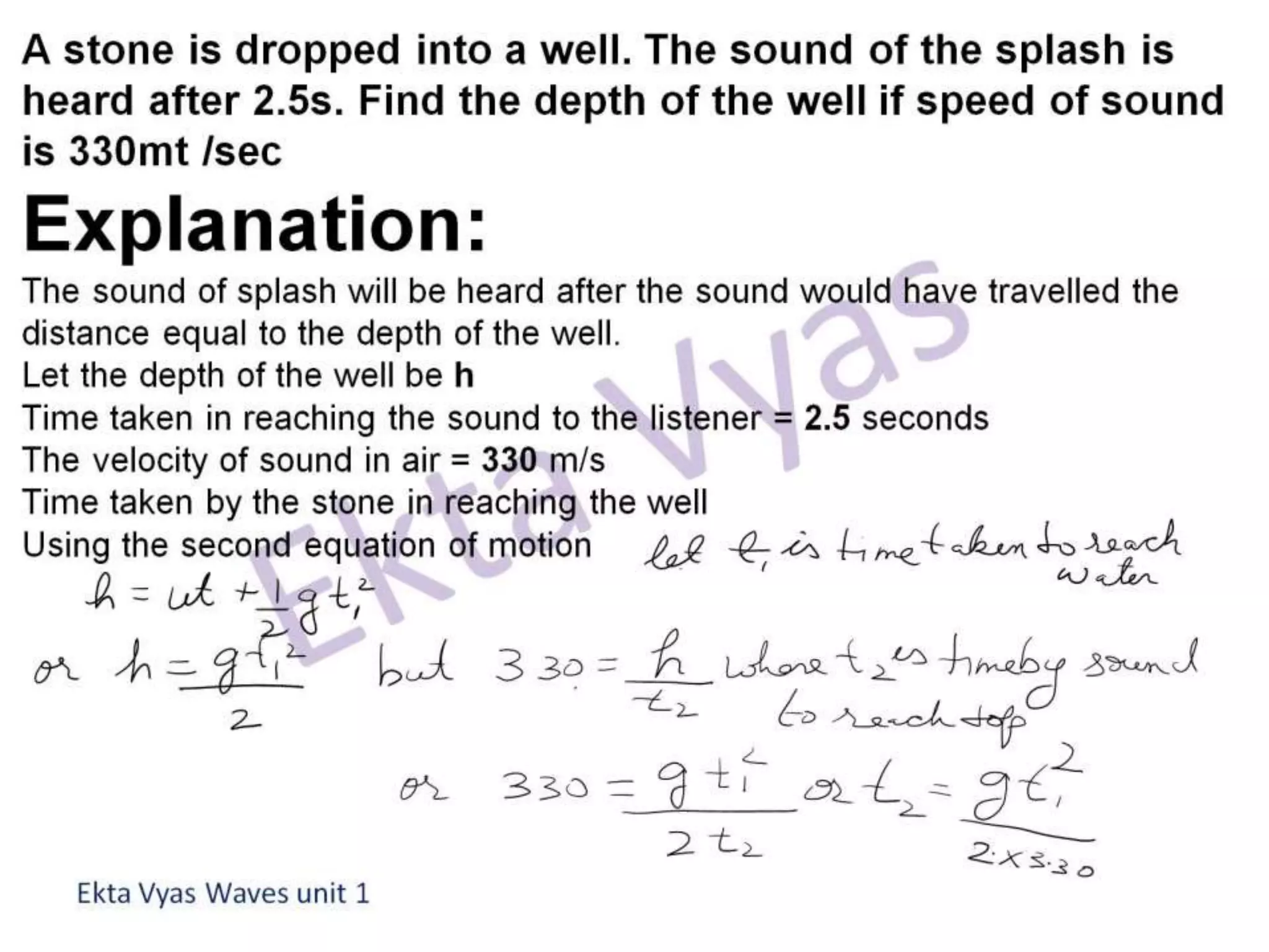 Stationary waves and wave equation | PPTX