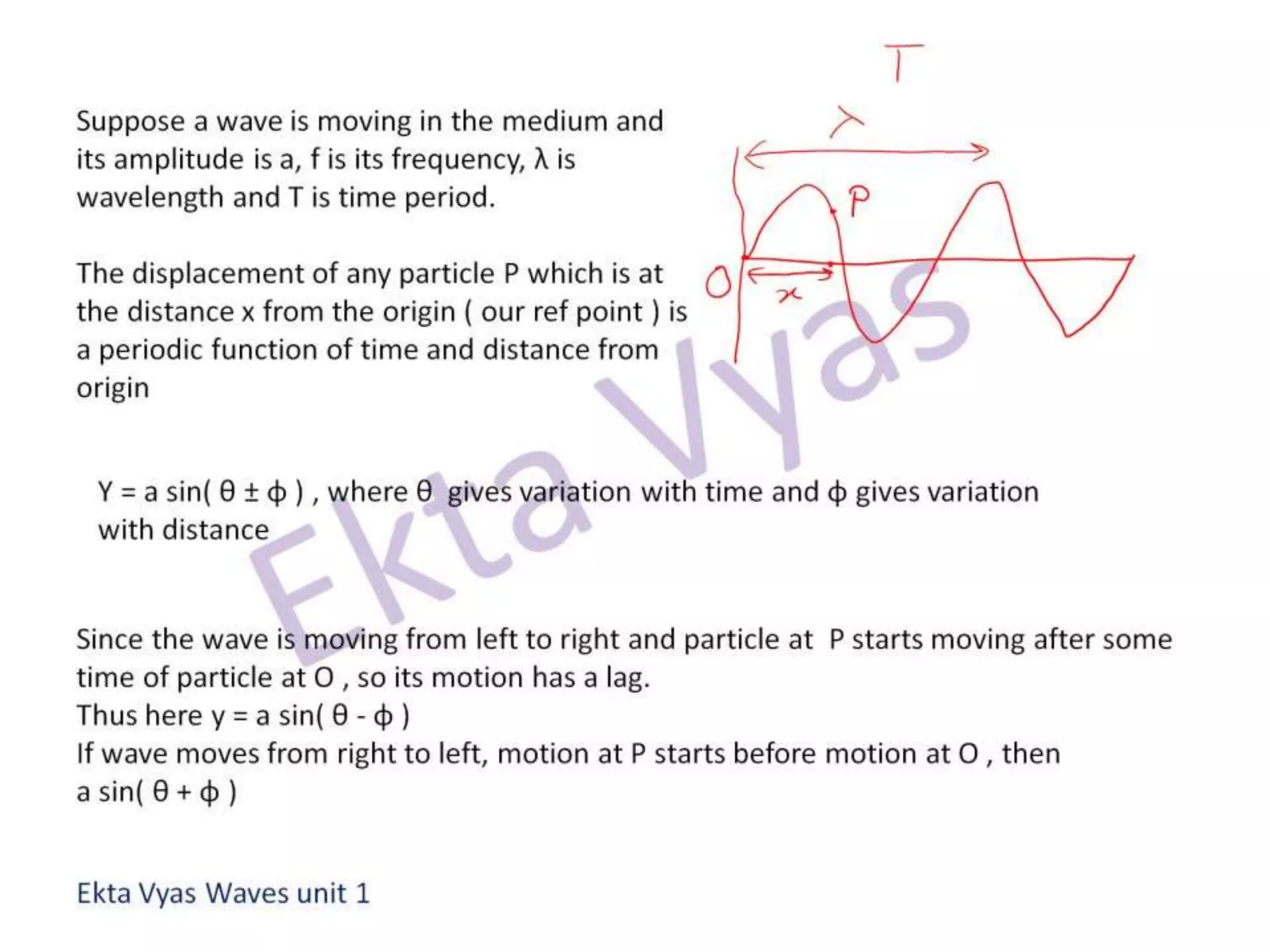 Stationary waves and wave equation | PPTX
