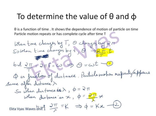 Stationary waves and wave equation | PPTX