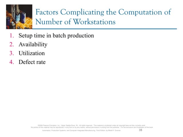 COMPUTER INTEGRATED MANUFACTURING STATION cells | PPT