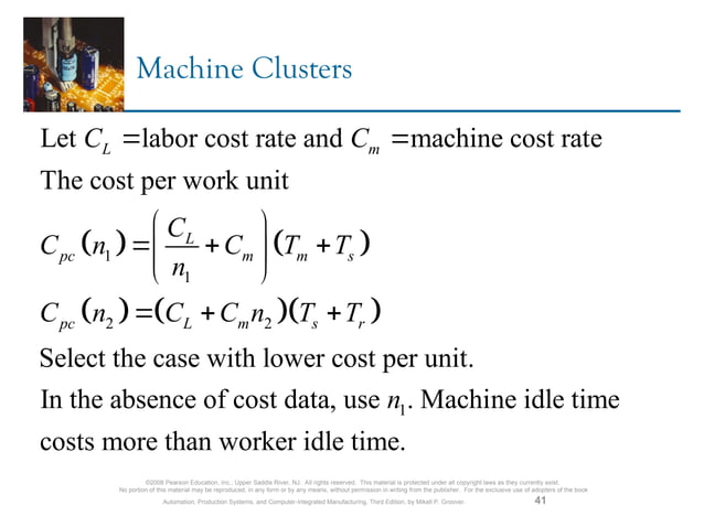 COMPUTER INTEGRATED MANUFACTURING STATION cells | PPT