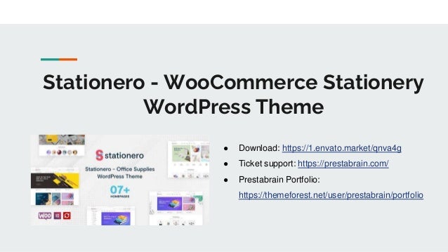 Stationero - WooCommerce Stationery WordPress Theme.pptx
