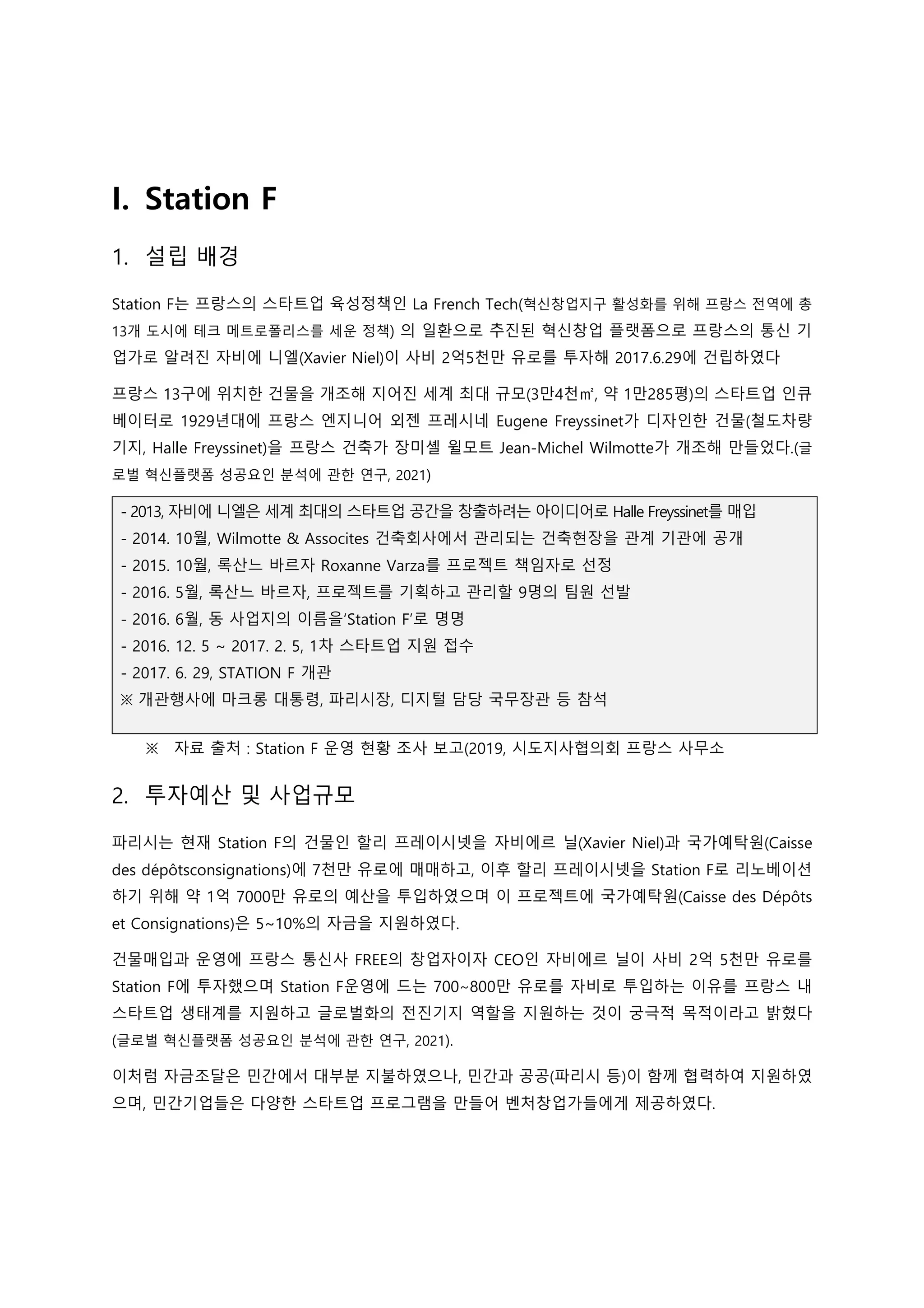 StationF&Tech Nation startup incubation case study | DOCX