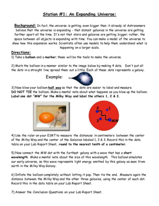 Expanding Universe Balloon