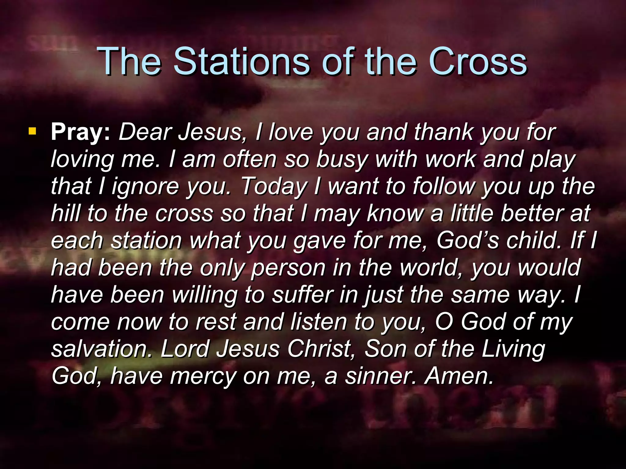 Stations Of The Cross | PPT
