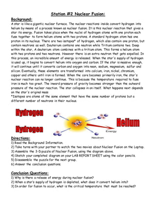 Life Cycle of Stars Stations | DOCX