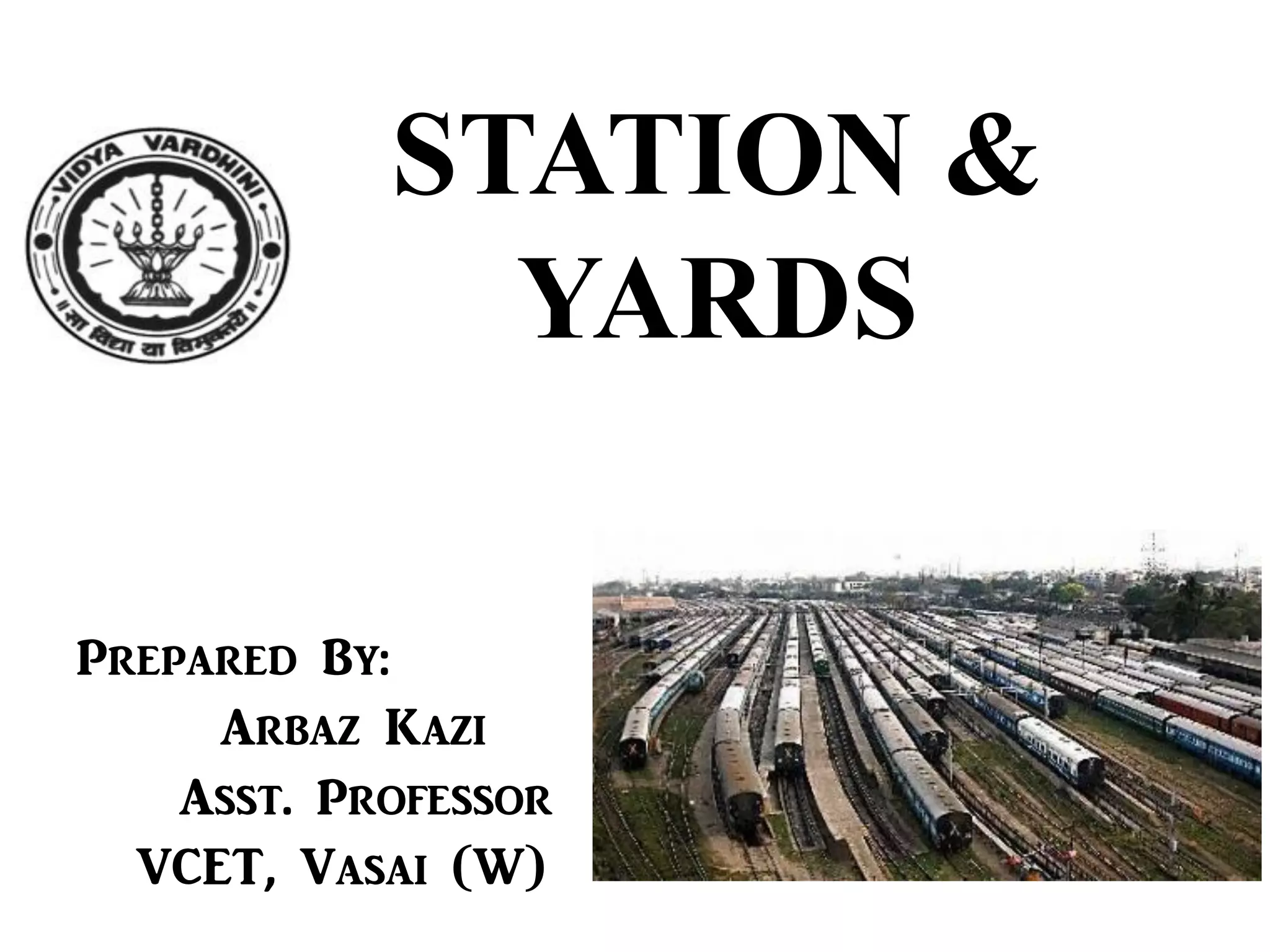 Station and Yards in Indian Railway | PDF