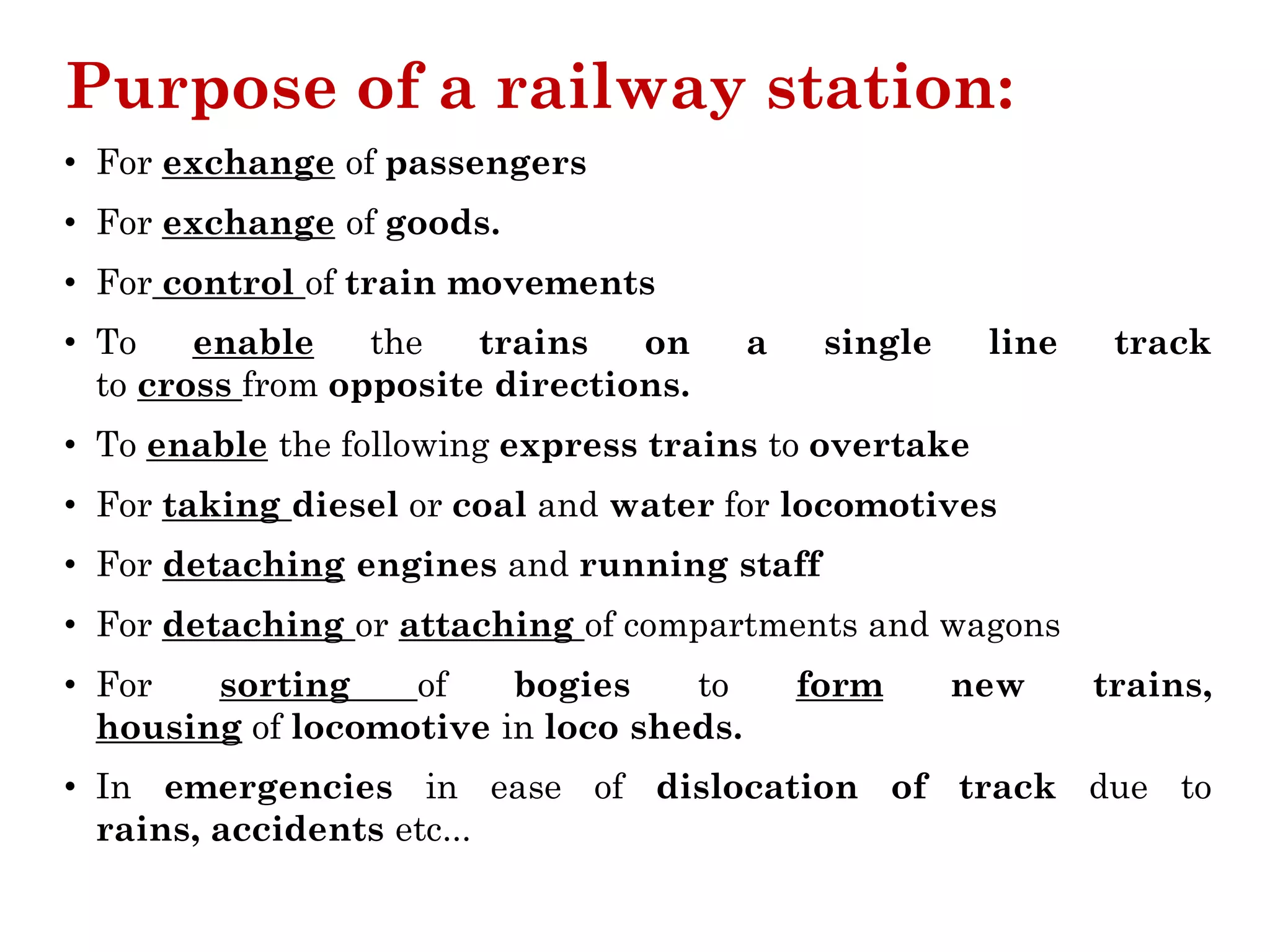 Station and Yards in Indian Railway | PDF