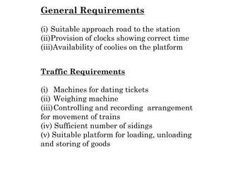 Station and Yards in Indian Railway | PDF