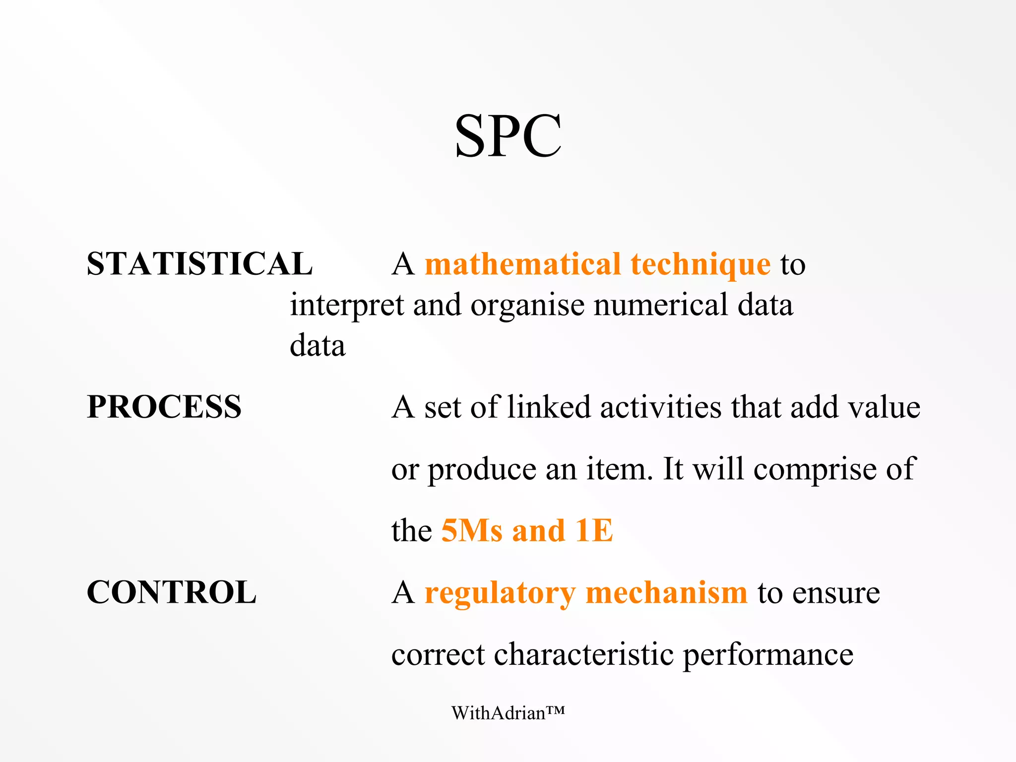 Statistical Process Control WithAdrian™ AQP | PPT