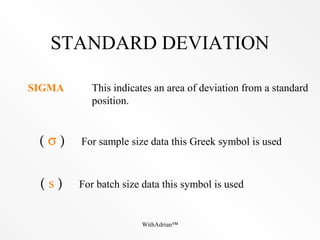 Statistical Process Control WithAdrian™ AQP | PPT
