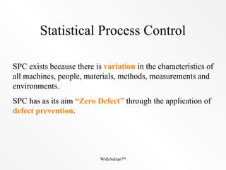 Statistical Process Control WithAdrian™ AQP | PPT