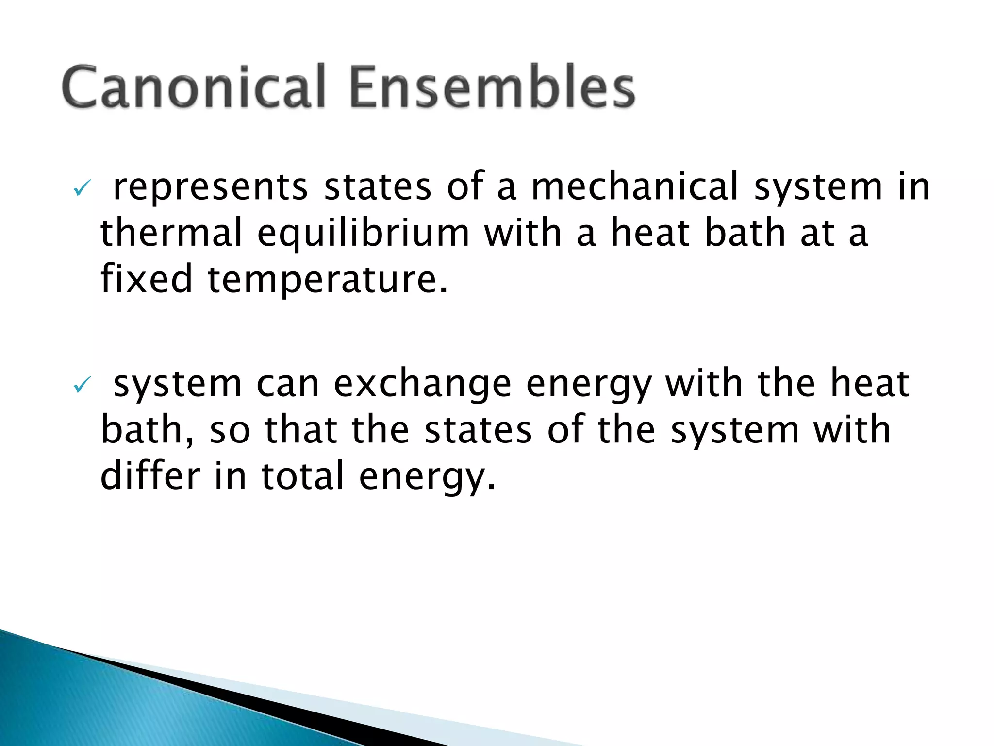 Statistical ensembles-b.subha | PPTX