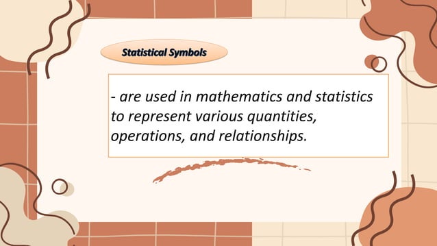 Statistical Symbols And Summation Notationpdf Science