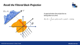 From filtered back-projection to statistical tomography reconstruction ...
