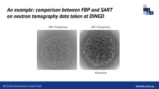 From filtered back-projection to statistical tomography reconstruction ...