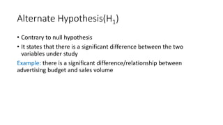 Statistical analysis | PPTX