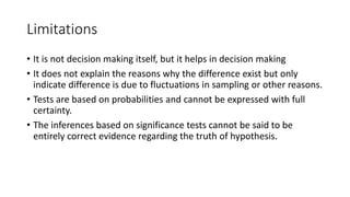 Statistical analysis | PPTX
