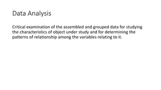 Statistical analysis | PPTX