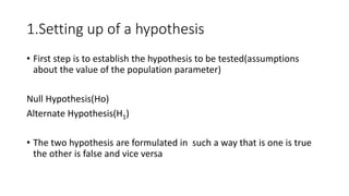 Statistical analysis | PPTX