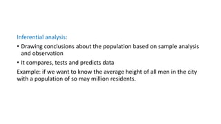 Statistical analysis | PPTX