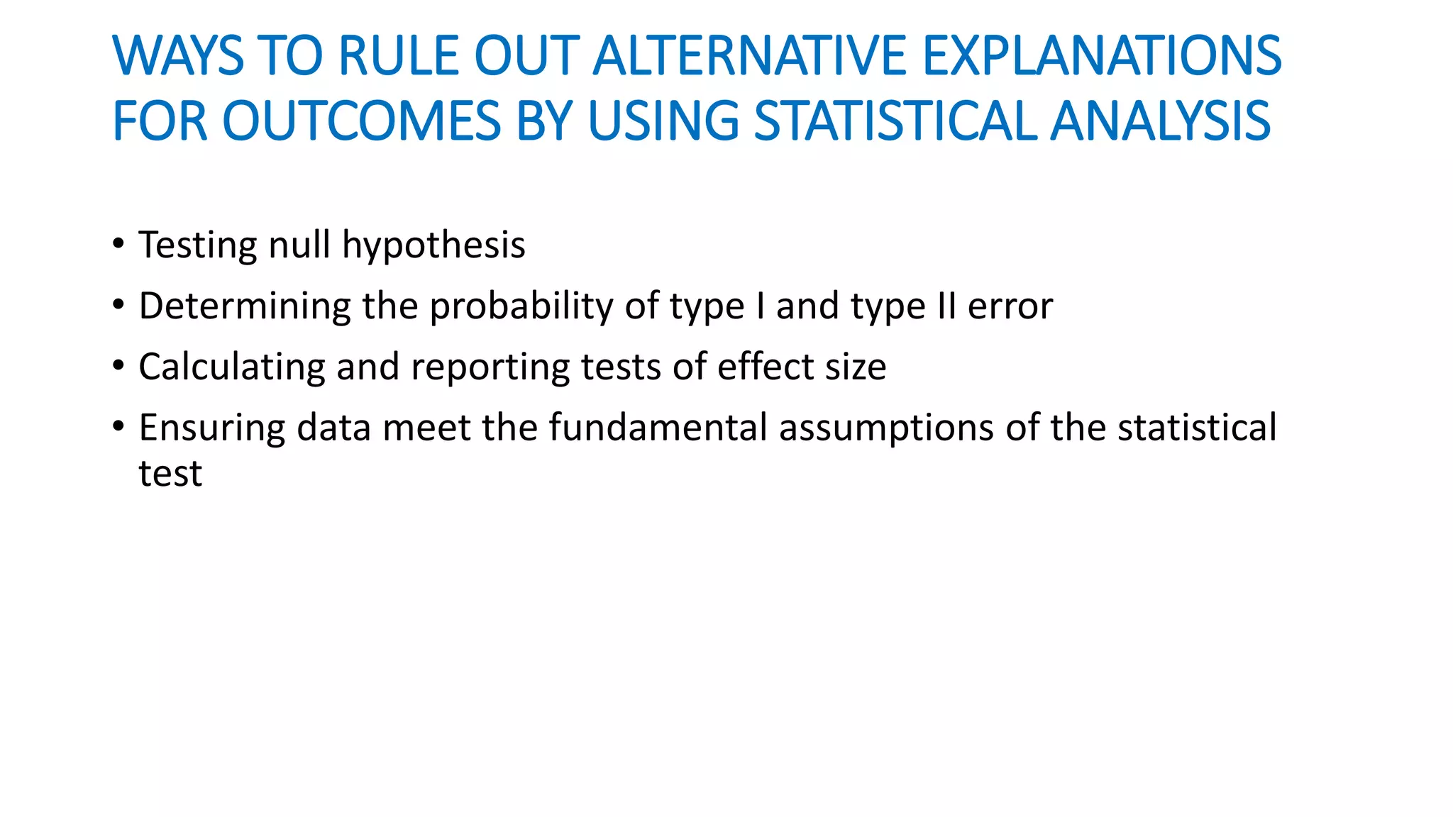 Statistical analysis | PPTX