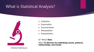 Statistical Analysis with R -I | PPTX