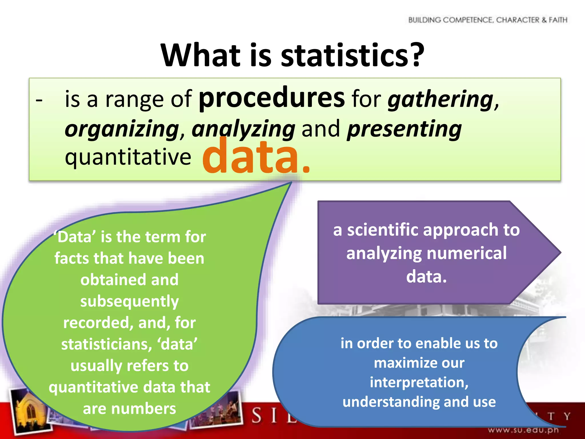 Statistical analysis and interpretation | PPTX