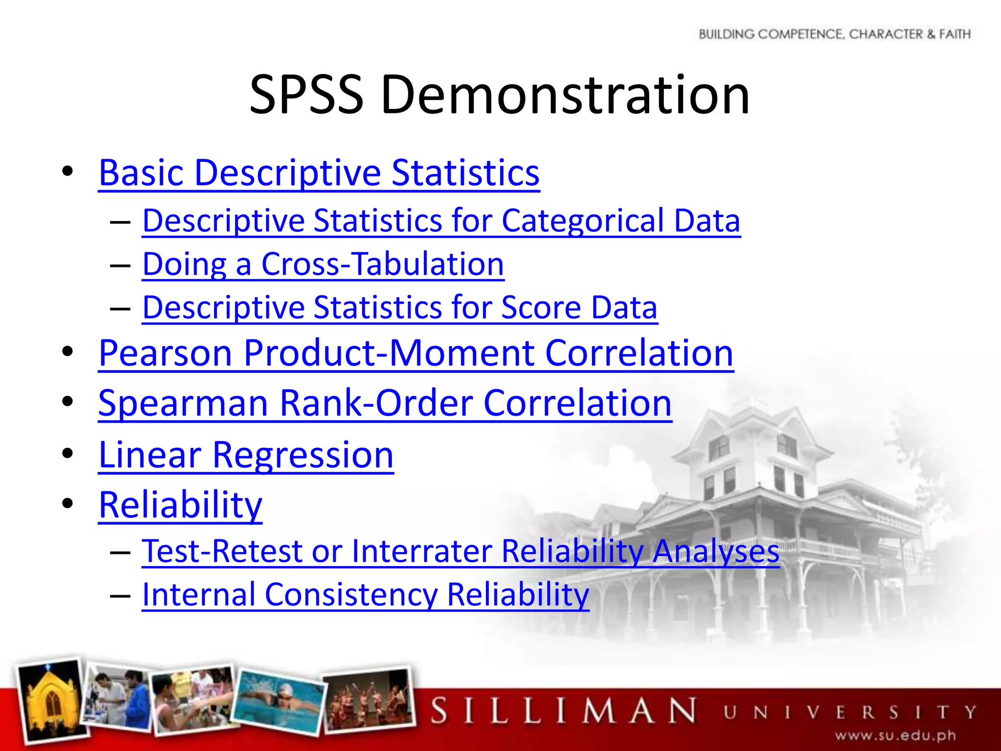 Statistical analysis and interpretation | PPTX