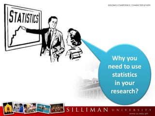 Statistical analysis and interpretation | PPTX