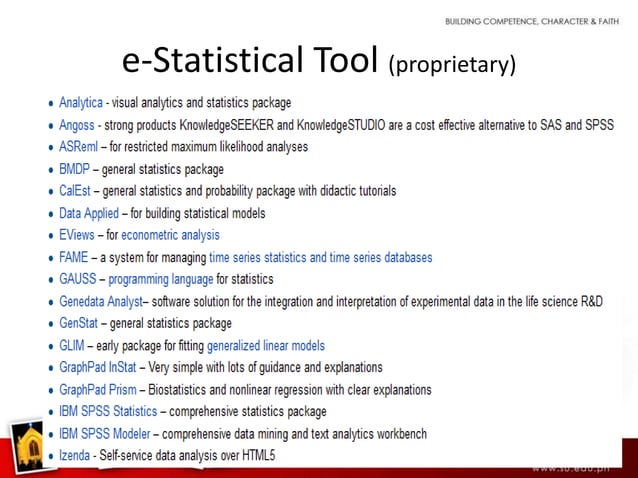 Statistical analysis and interpretation | PPTX